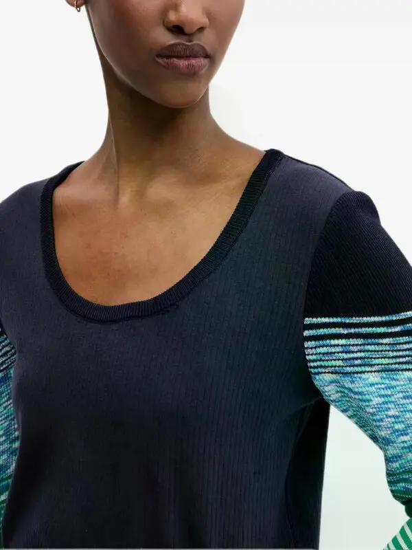Desigual Striped Long-sleeve Top