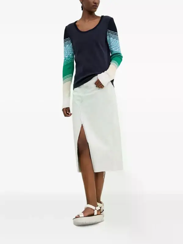 Desigual Striped Long-sleeve Top