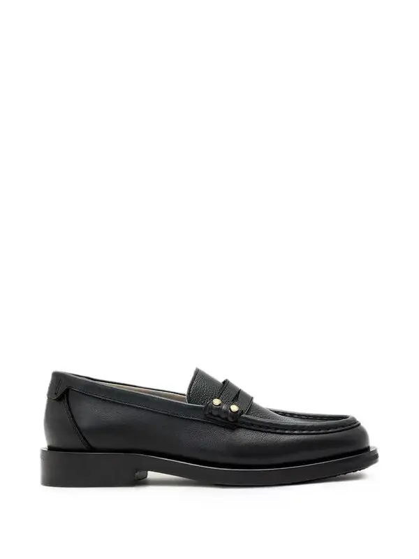 ALLSAINTS Bloom Stud-embellished Penny Loafers