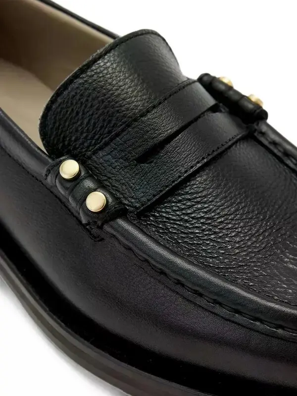 ALLSAINTS Bloom Stud-embellished Penny Loafers