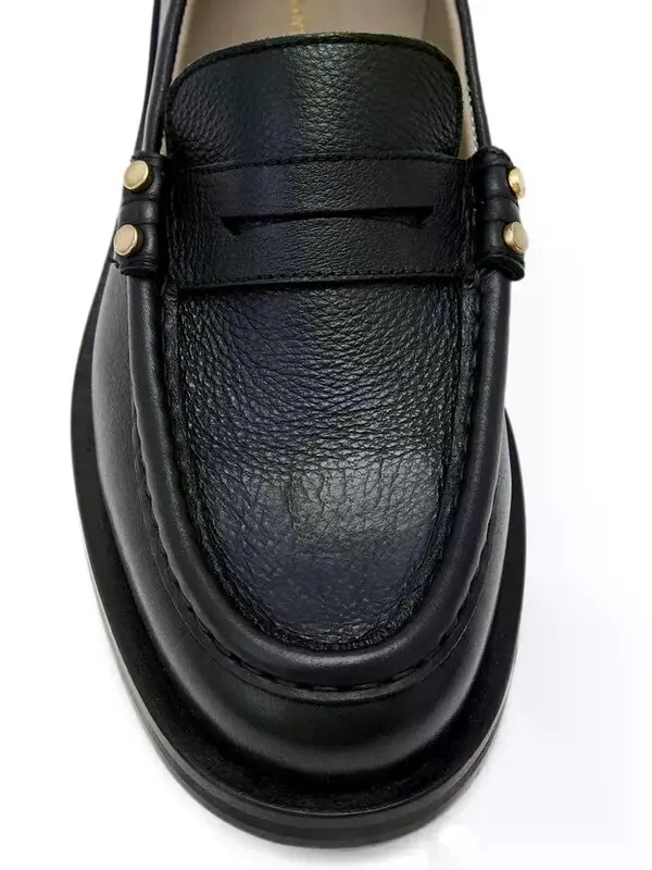 ALLSAINTS Bloom Stud-embellished Penny Loafers