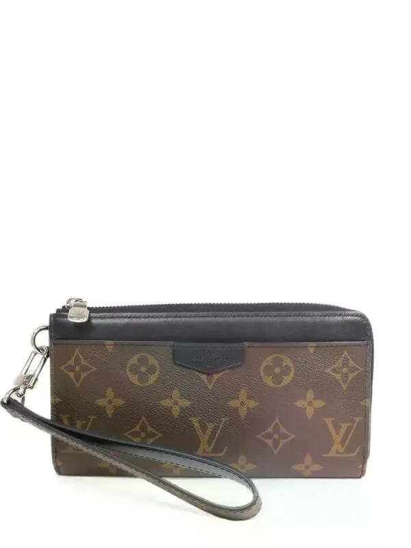 LOUIS VUITTON Monogram Macassar Zippy Dragonne Long Wallet - Brown