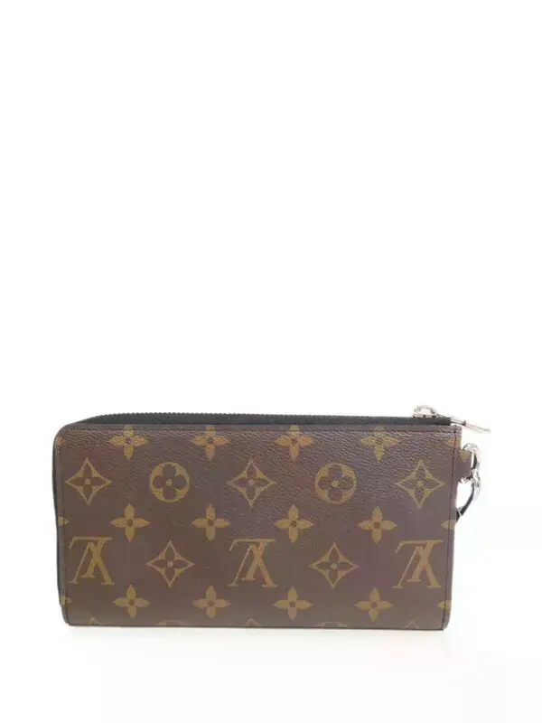 LOUIS VUITTON Monogram Macassar Zippy Dragonne Long Wallet