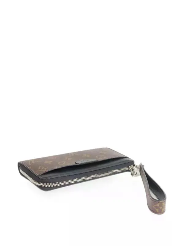 LOUIS VUITTON Monogram Macassar Zippy Dragonne Long Wallet