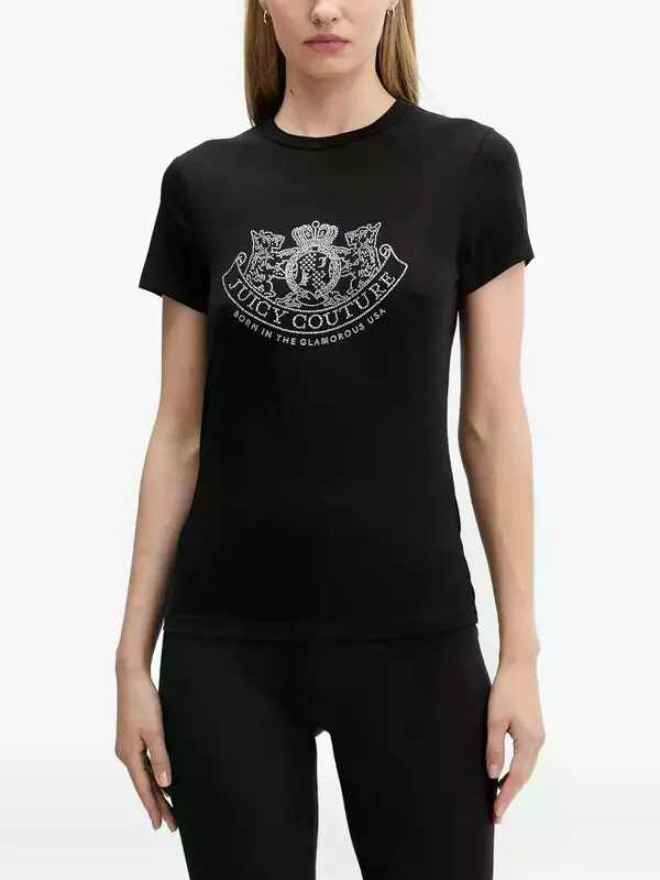 Juicy Couture Rhinestone Graphic T-shirt
