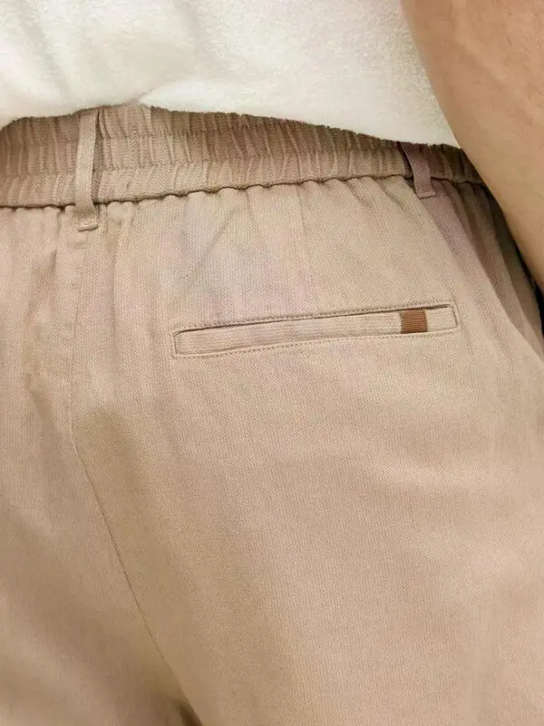 MOS MOSH Mmgbaldo Porro Pleated Elasticated-waist Shorts