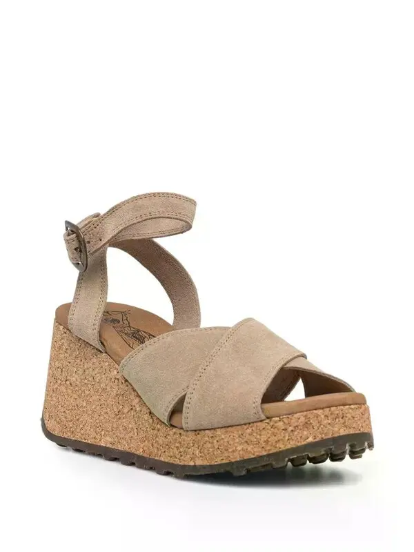 Fly London Buckle-fastening Wedge Sandals