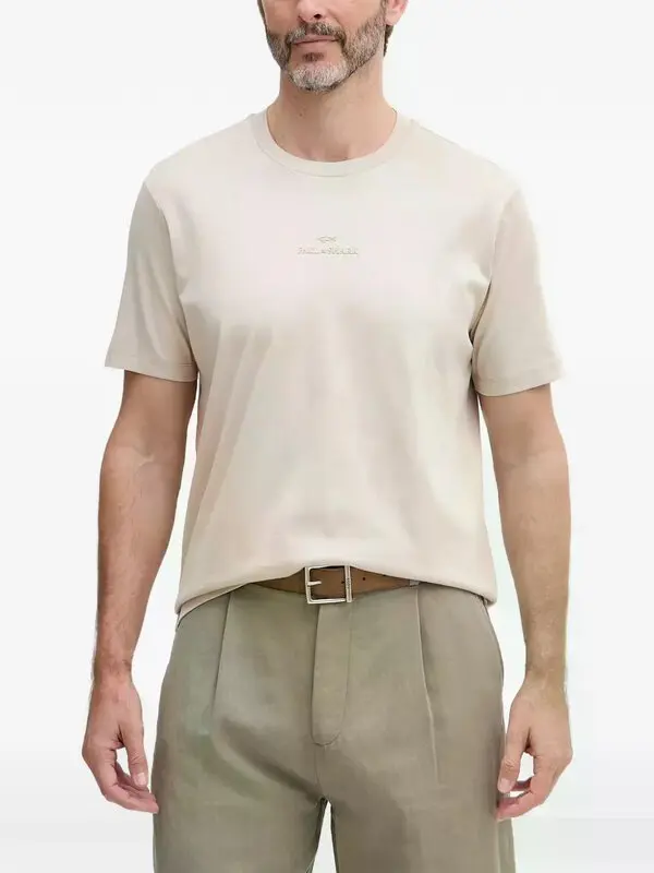 Paul & Shark Logo-embroidered T-shirt