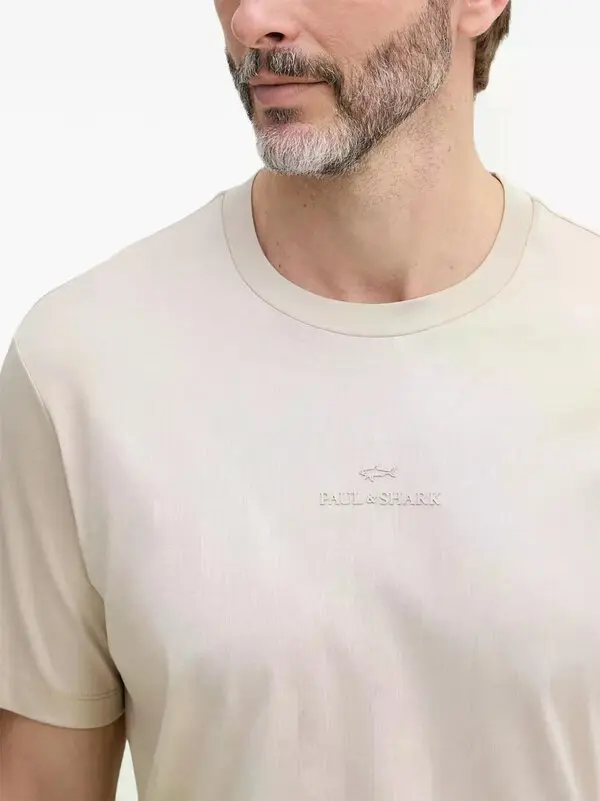 Paul & Shark Logo-embroidered T-shirt