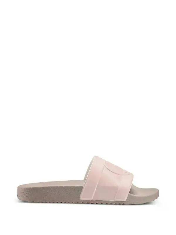 Bogner Belize Embossed Logo Slides - Pink