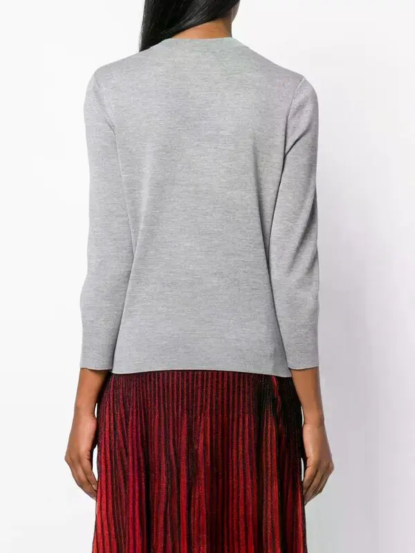 Alexander McQueen Embellished Butterfly Jumper