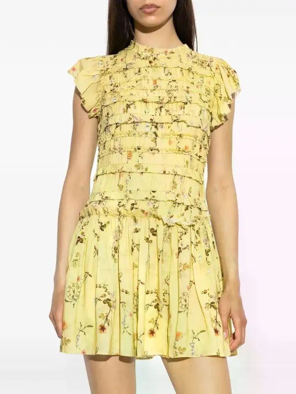 ALLSAINTS Floral-print Ruffled Dress