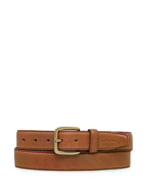 LEVI'S Logo-debossed Leather Belt