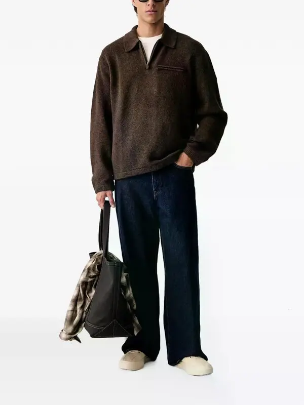 LEVI'S Quarter-zip Chest-pocket Sweater