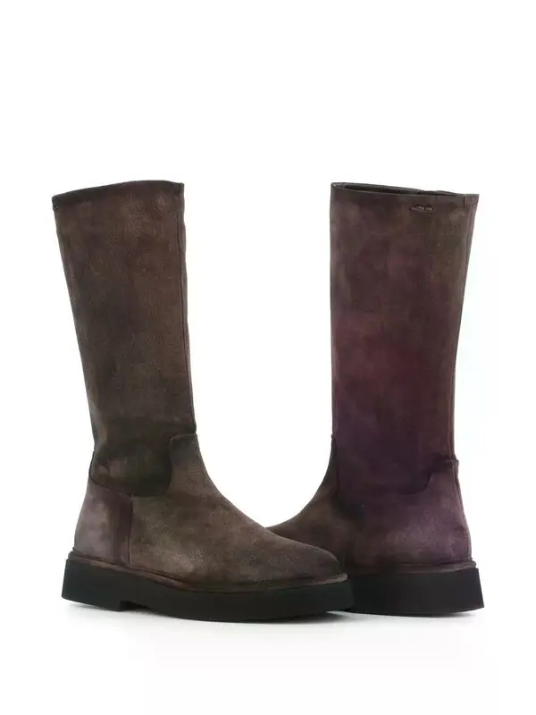 ALEXANDER HOTTO Suede Side-zip Boots