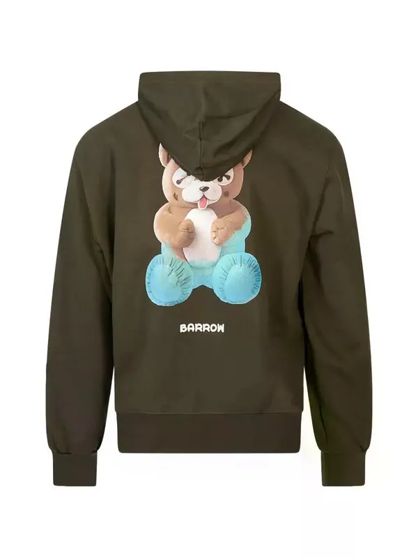 BARROW Teddy-print Hoodie