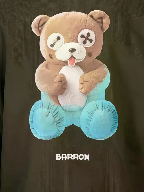 BARROW Teddy-print Hoodie