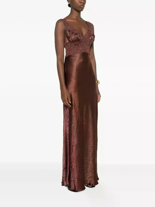Arcina Ori Lace-panelled Maxi Dress