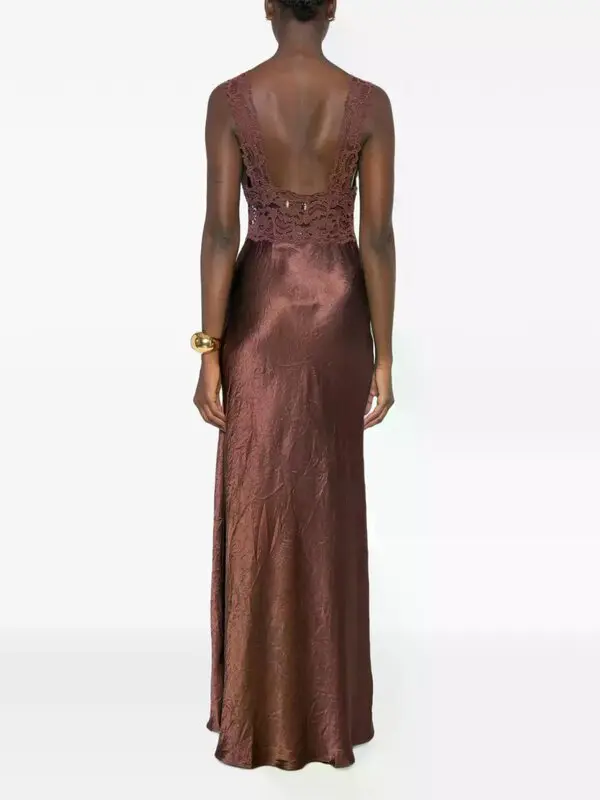 Arcina Ori Lace-panelled Maxi Dress