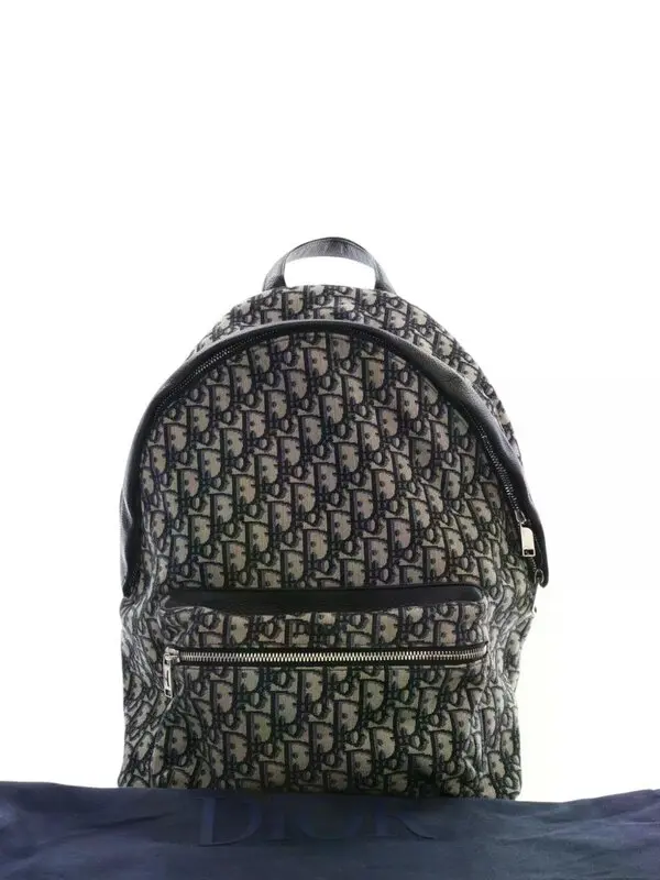 Dior 2020 Oblique Canvas Rider Backpack