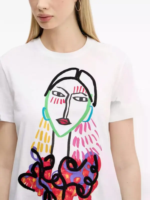 Desigual Print-detail Short-sleeve T-shirt