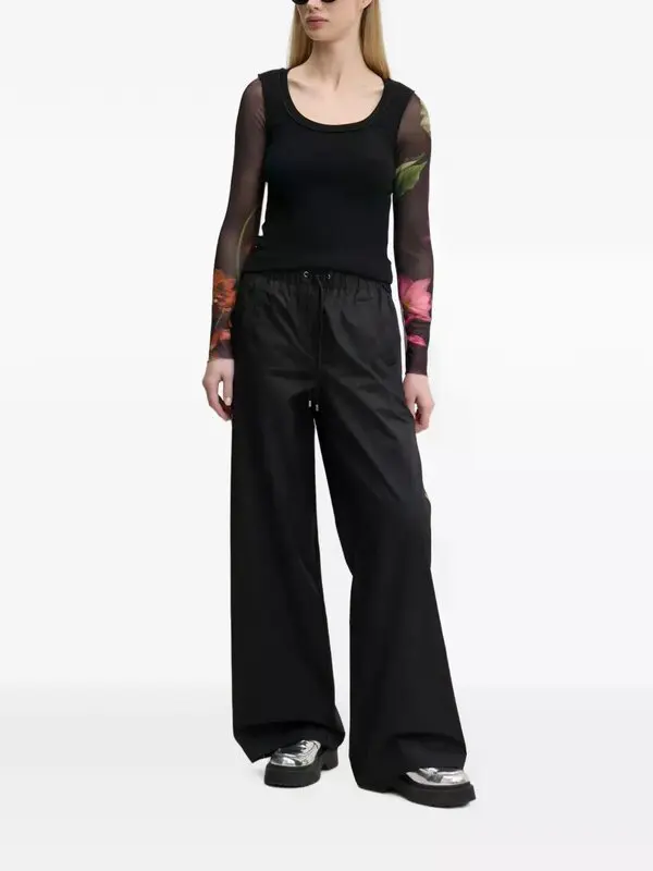 Desigual Floral-print Long-sleeve T-shirt