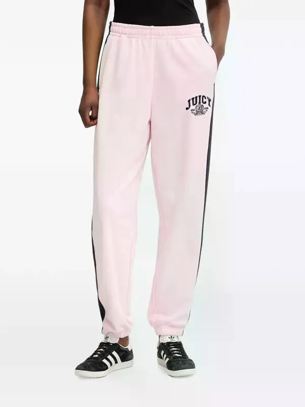 Juicy Couture Logo Embroidered Track Pants