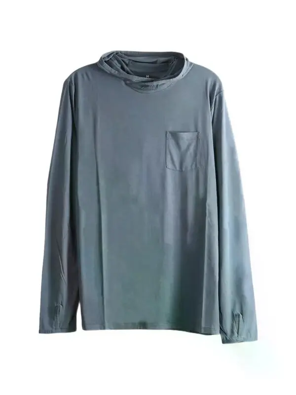 FREE FLY Pocket-detail Long-sleeve Hoodie