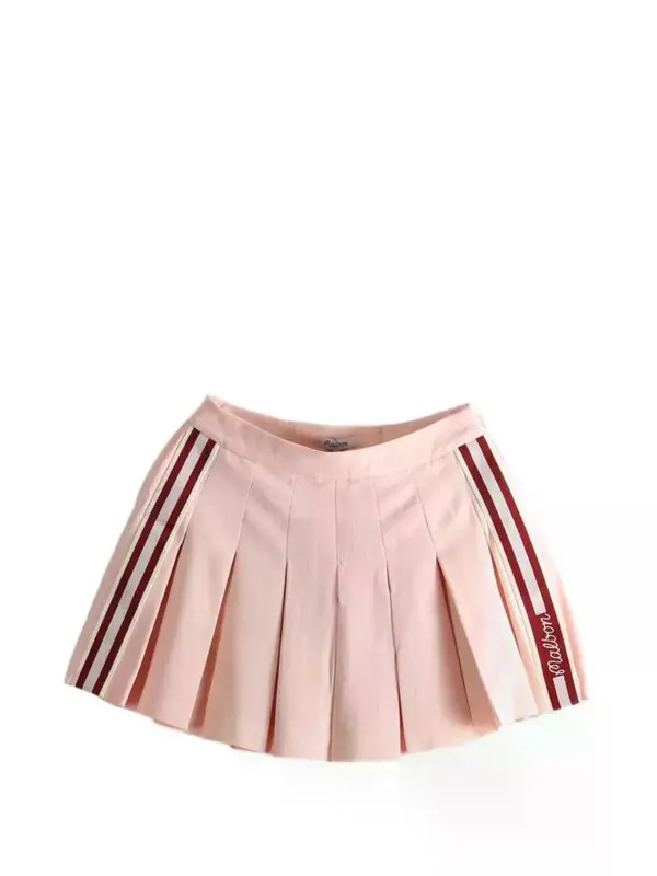 MALBON Esperanza Pleated Side-stripe Skirt