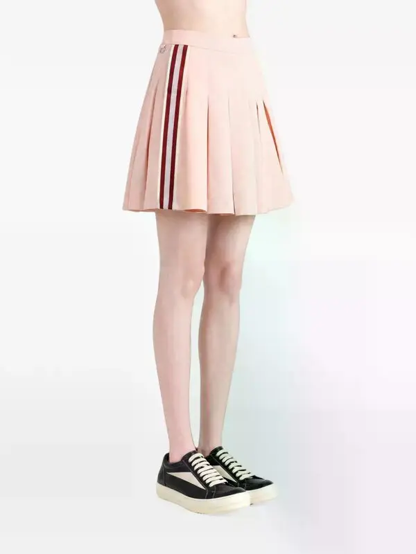 MALBON Esperanza Pleated Side-stripe Skirt