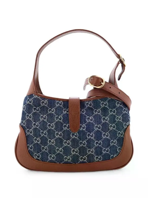 Gucci Jackie 1961 Gg Denim Small Hobo Bag