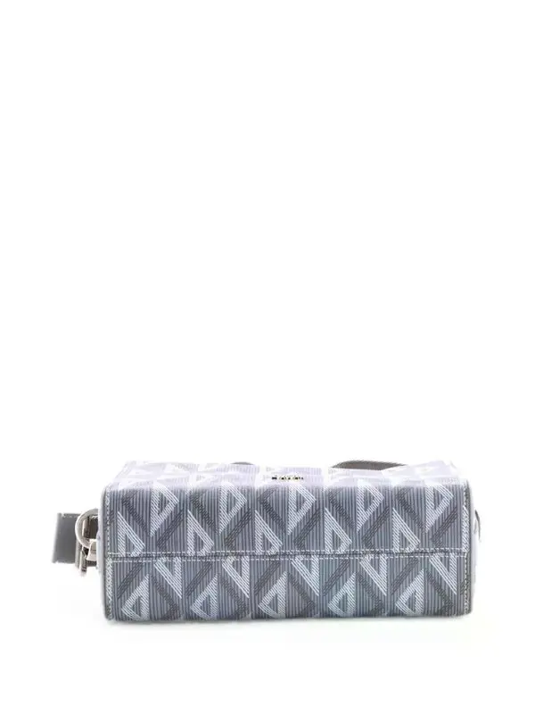 Dior Lingot Messenger Bag Cd Diamond Coated Canvas Crossbody Bag