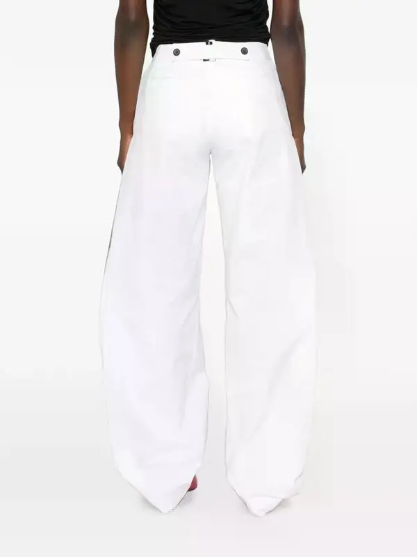 Brandon Maxwell The Parks Side-pleat Trousers