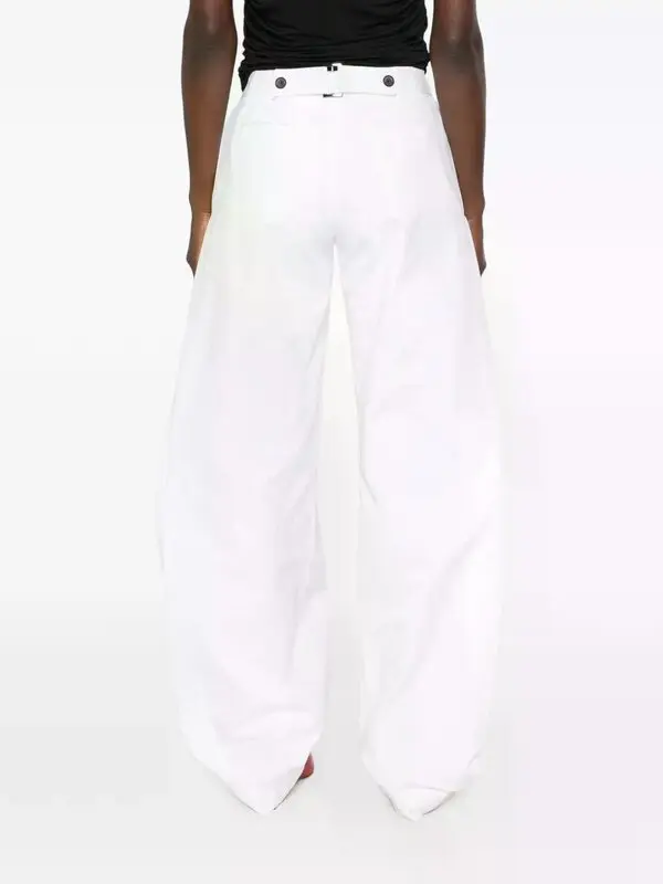 Brandon Maxwell The Parks Side-pleat Trousers