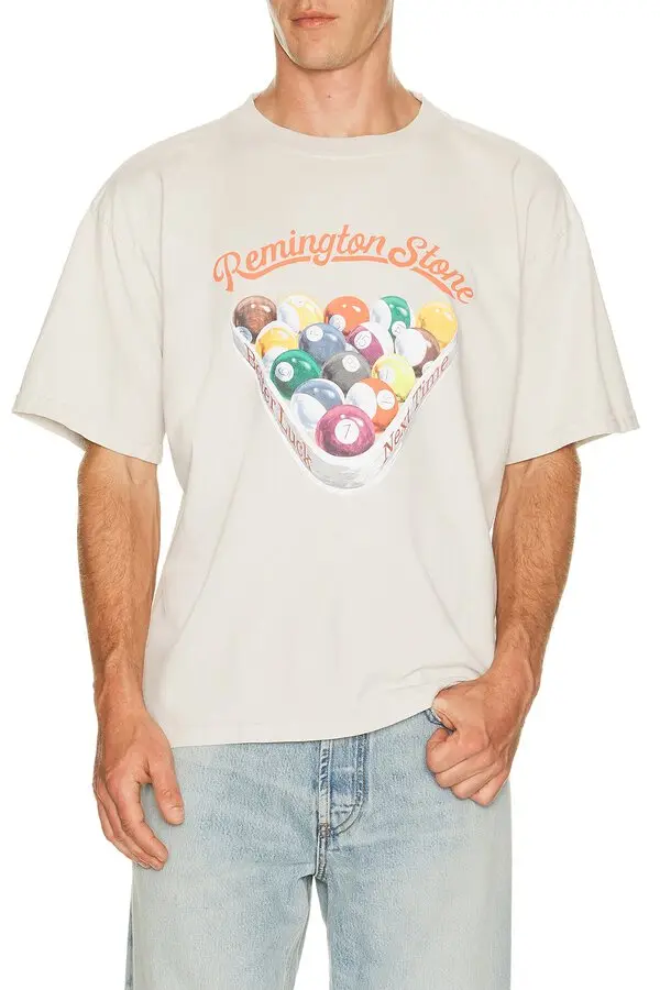 REMINGTON STONE Billiards 2 Tee In Cream