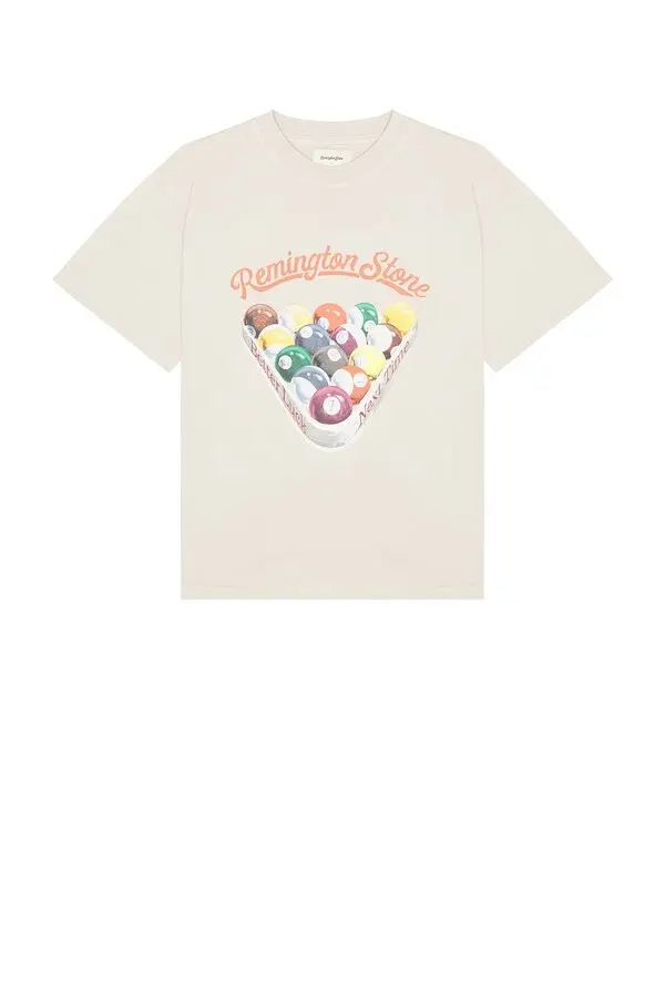 REMINGTON STONE Billiards 2 Tee In Cream
