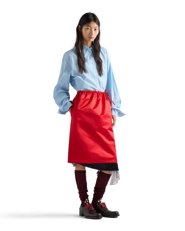 Prada Satin Skirt