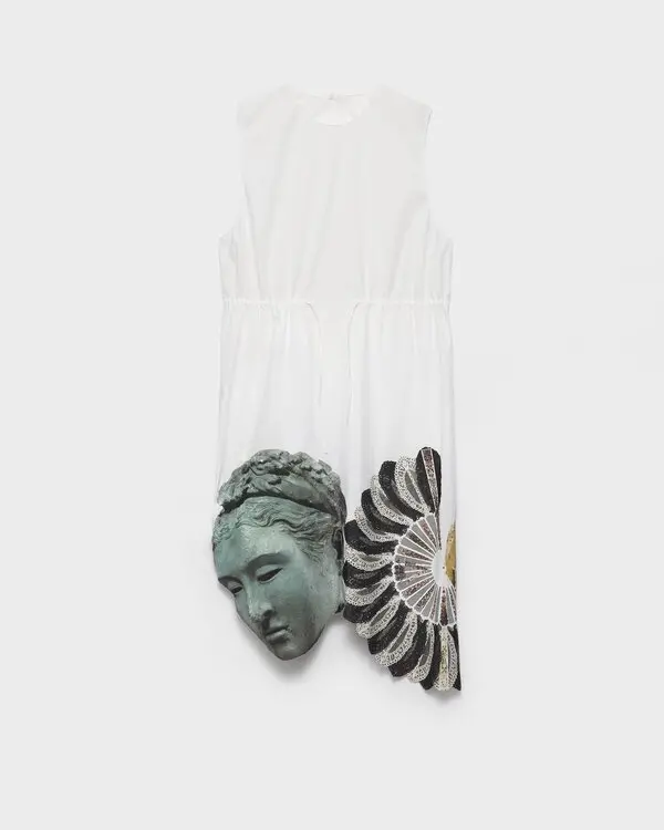Prada Printed Compact Fabric Dress