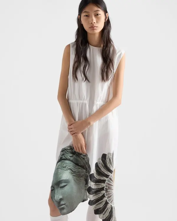Prada Printed Compact Fabric Dress