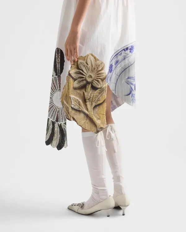 Prada Printed Compact Fabric Dress