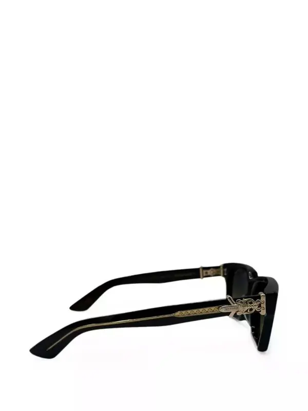 Chrome Hearts Vagillionare Rectangle-frame Sunglasses
