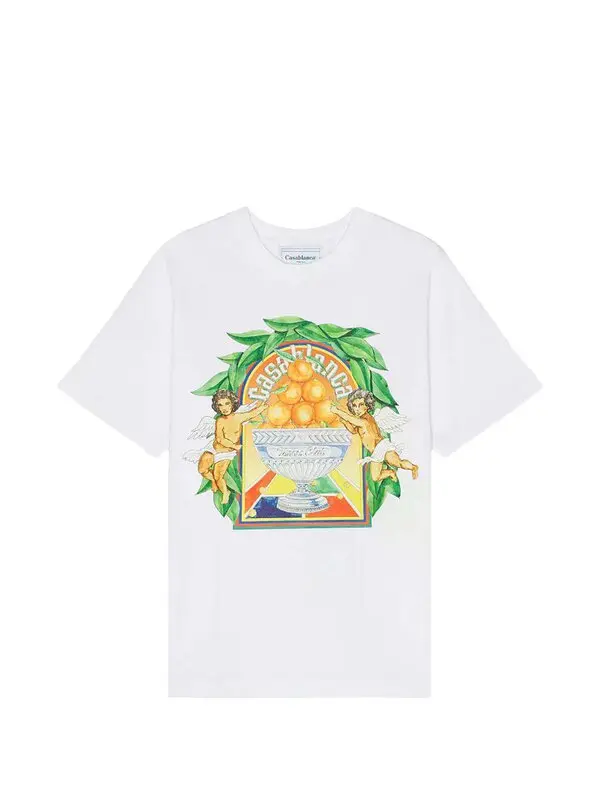 Casablanca Triomphe D'orange Short-sleeve T‑shirt