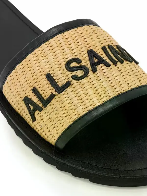 ALLSAINTS Hoxton Woven Slides