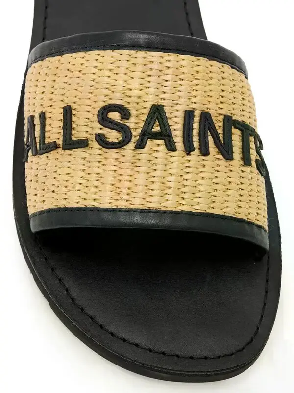 ALLSAINTS Hoxton Woven Slides