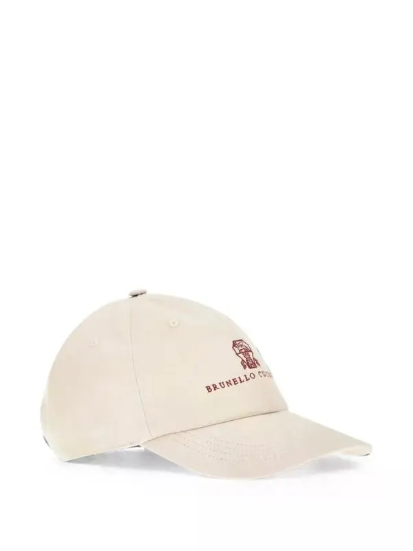 Brunello Cucinelli Logo-embroidered Cotton Baseball Cap
