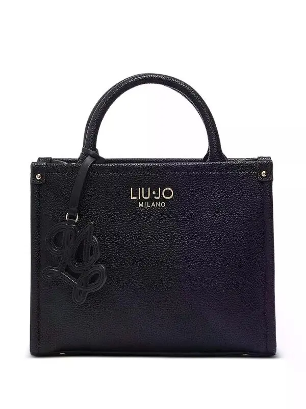 Liu Jo Leather Handbag With Charm - Black