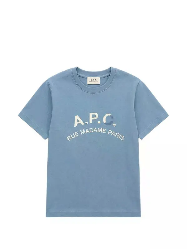 A.p.c. T-shirt With Vintage-effect Logo