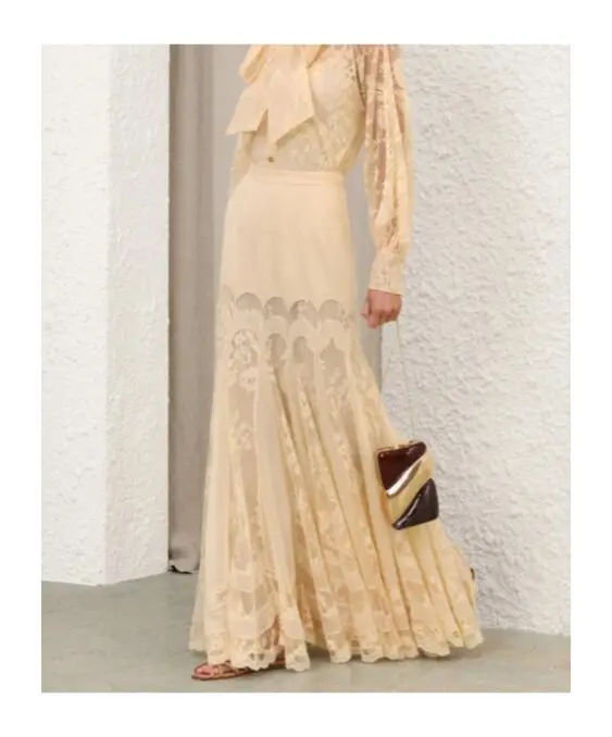 Zimmermann Valiant Panelled Maxi Skirt