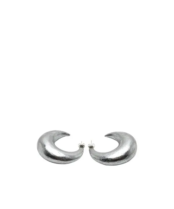 MONIES Semi-moon Earrings - Silver
