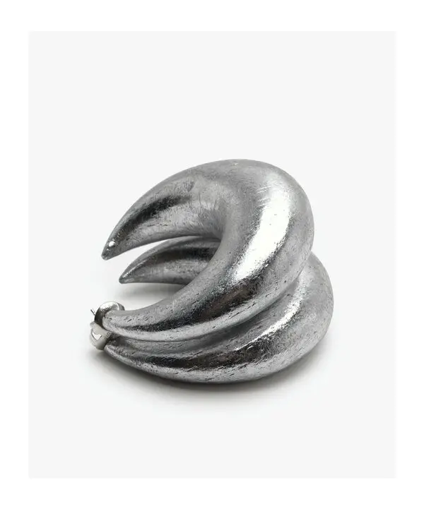 MONIES Semi-moon Earrings - Silver